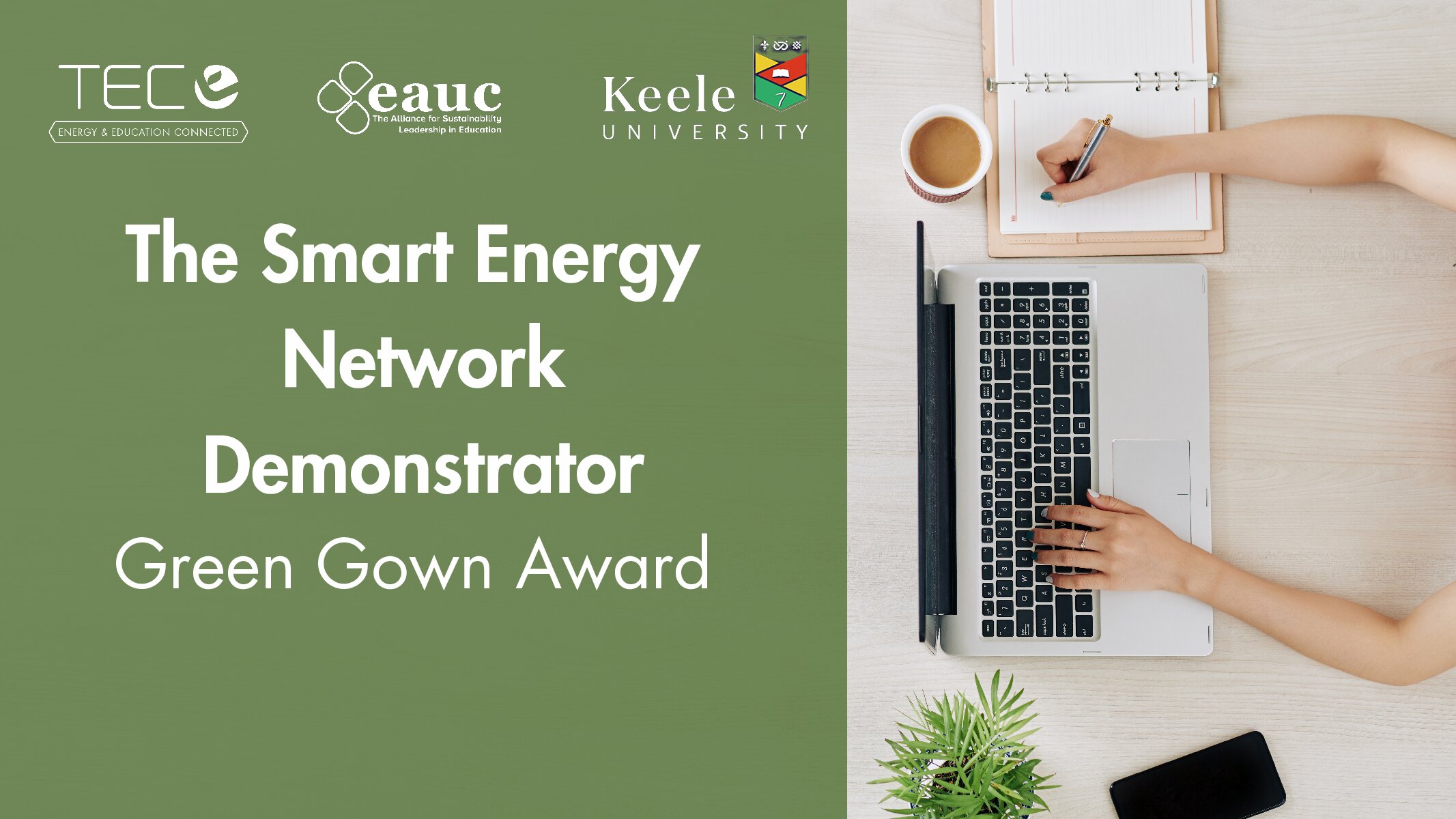 Keele University Smart Energy Network Demonstrator – Green Gown Award - TEC